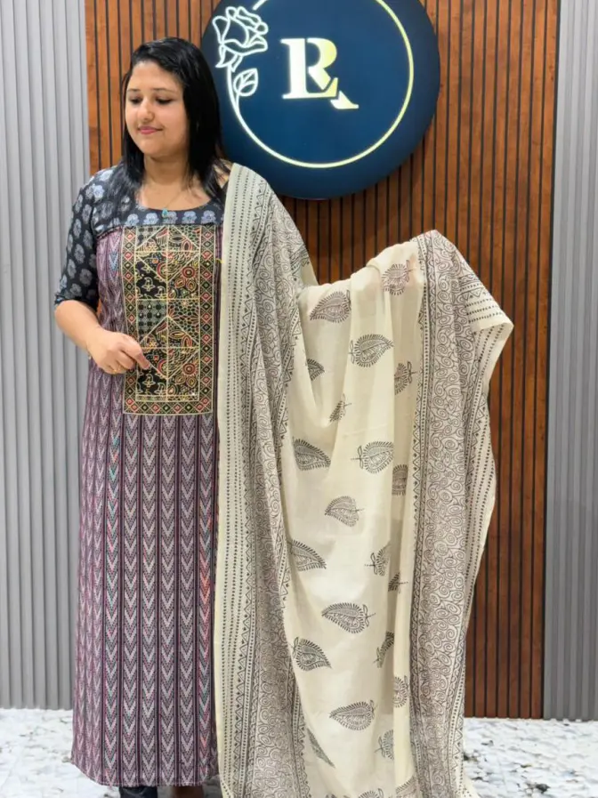 UNSTICHED SALWAR SET
